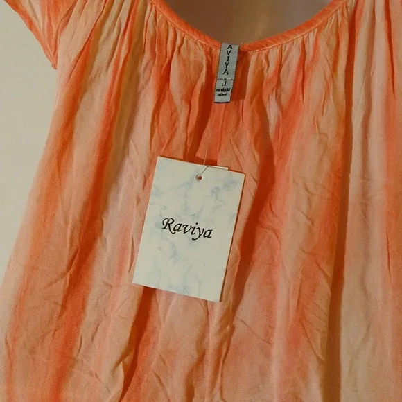 Raviya | Dresses | Nwt Boho Raviya Tiedye Hi Lo Dress Large Pinkwhite ...